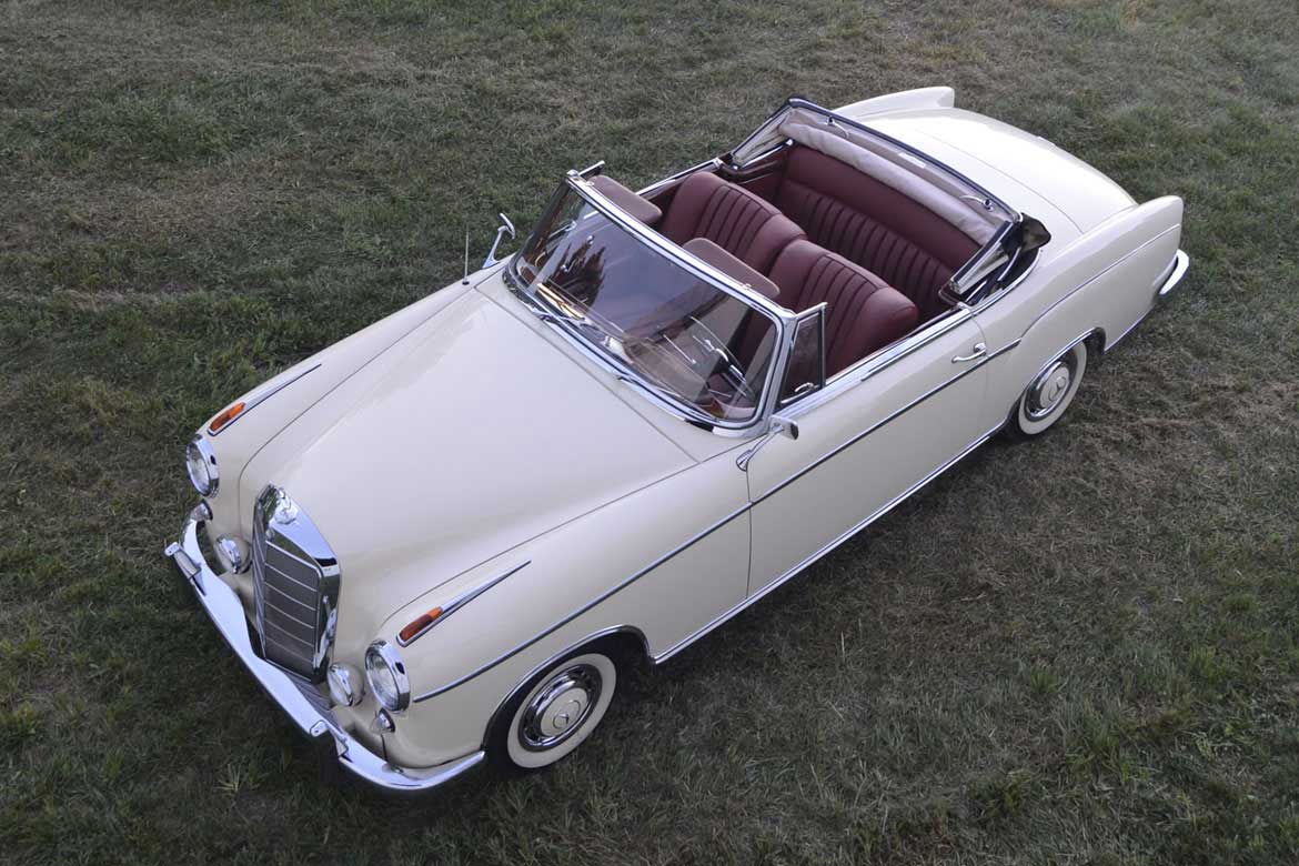 1960 Mercedes W128 220 SE Ponton Cabriolet For Sale - Tobin Motor Works