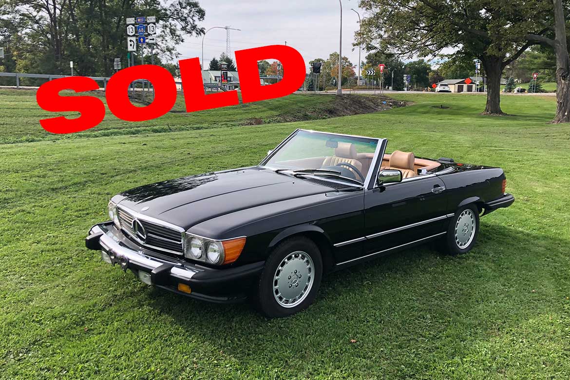 1988 Mercedes 560SL For Sale - 84,900 Miles - 2 Owners from New - Tobin ...